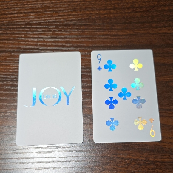 Dior | Other | Dior Joy Holographic Playing Card | Poshmark